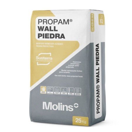 Monocapa Revat Piedra 25 Kg Blanco