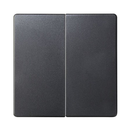 Tecla doble grafito Simon 82 compatible 75 y 77