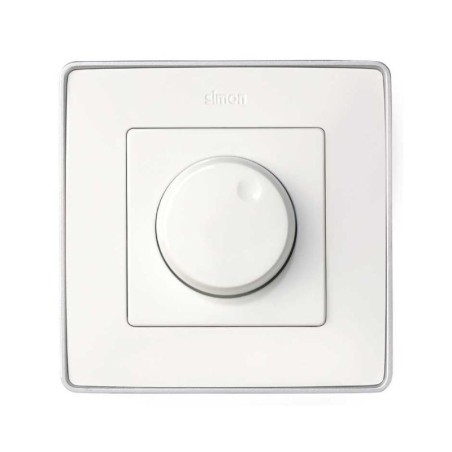 Placa blanca giratoria Simon 82 para mecanismos electrónicos