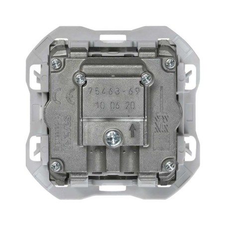 Toma R TV SAT unica negro mate Simon 270