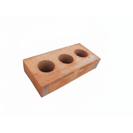Ladrillo Tocho 3 Agujeros 5x14x28 cm Rojo - Ferrolan
