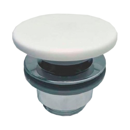 Válvula Lavabo Click-Clack Blanco Mate Solid Surface