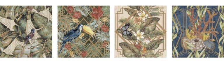 Azulejos con flores, la moda botánica llega a tu baño - Ferrolan Blog